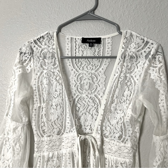 Vici | Swim | Vici Aakaa White Lace Duster | Poshmark